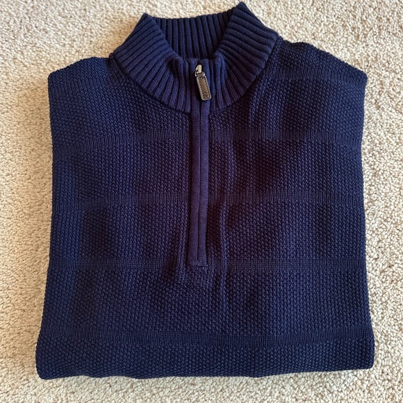 Izod | Sweaters | Izod Premium Essentials Textured 4 Zip Sweater Mens ...